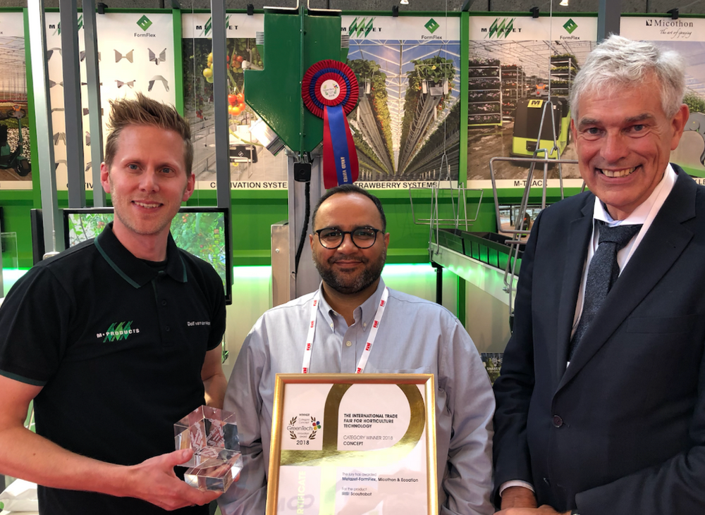 IRIS! Scout Robot Won the GreenTech Award 2018!